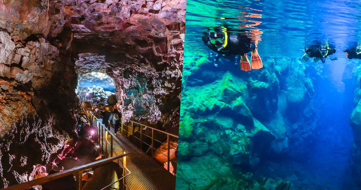 Silfra Snorkeling & Lava Caving Tour | Arctic Adventures