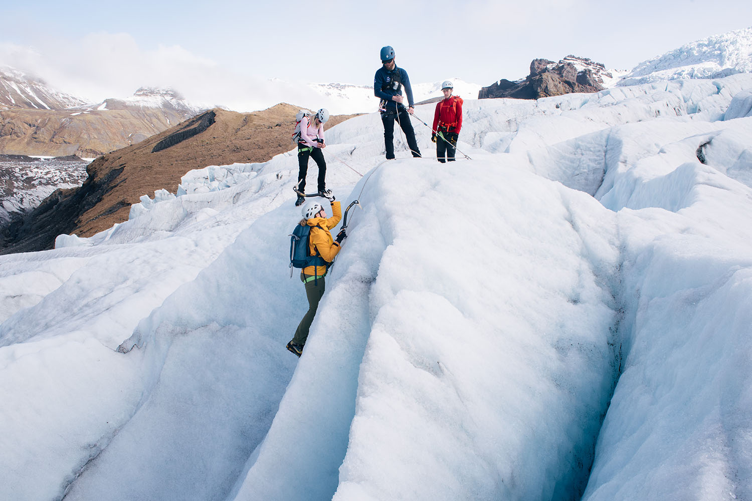 Xtreme Glacier Hiking & Ice Climbing Tour in Iceland