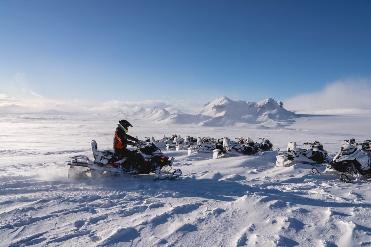 Glacier Snowmobiling & Northern Lights Tour from Reykjavik