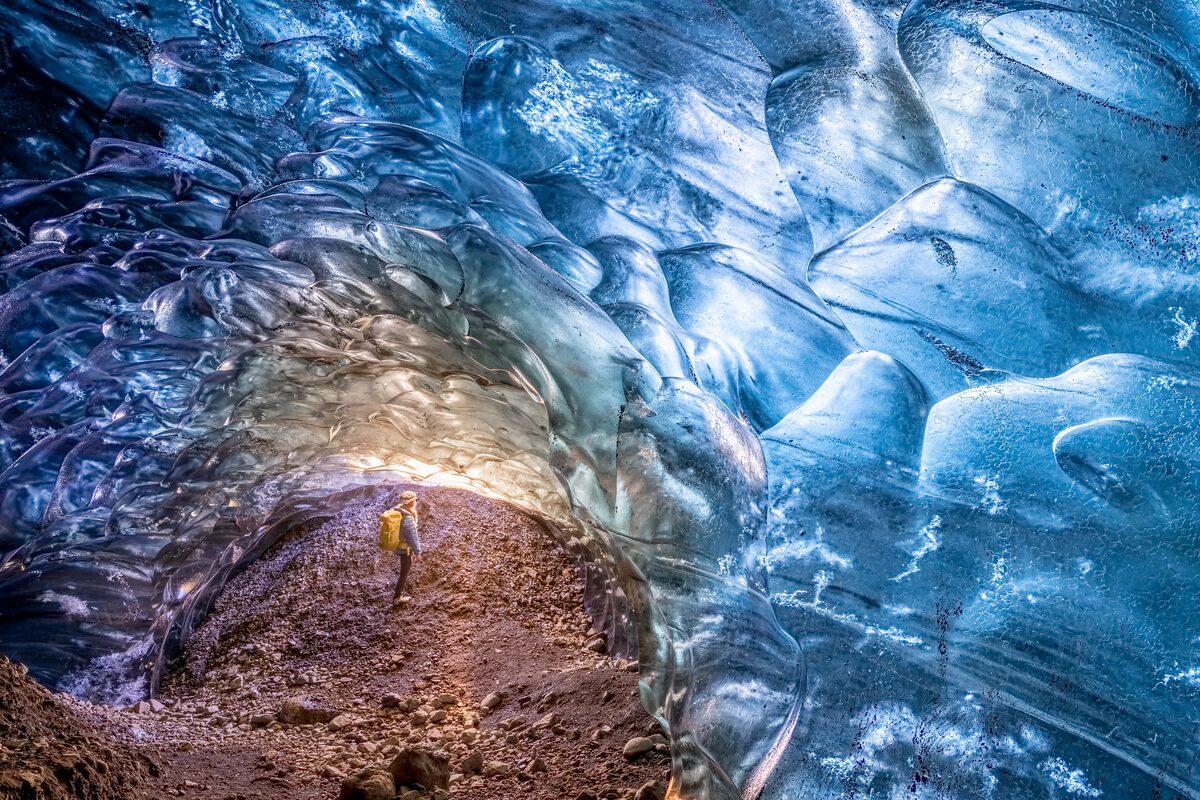 Crystal Blue Ice Cave Tour 2026 by Super Jeep