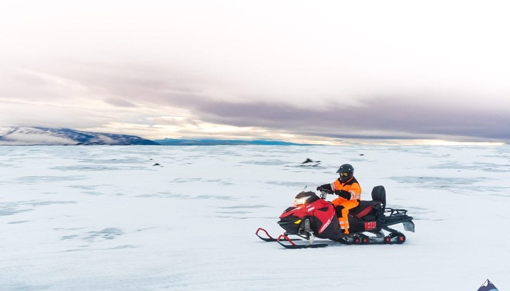 Snowmobile Tour on Langjökull Glacier | Arctic Adventures
